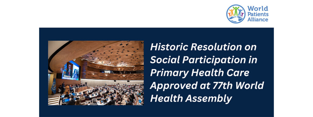 Historic Resolution on Social Participation in Primary Health Care ...