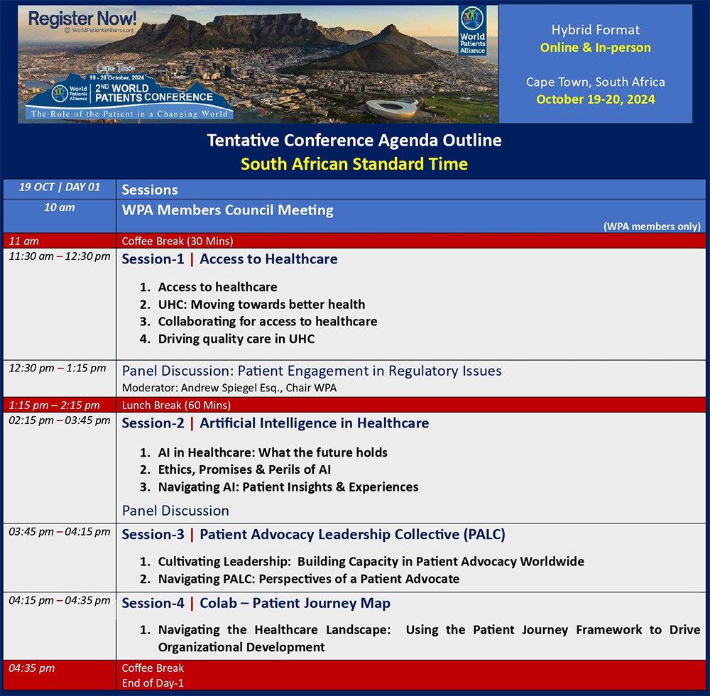 Conference Program - World Patients Alliance