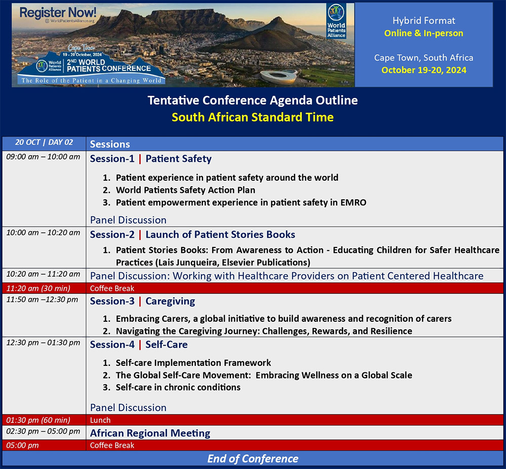 Conference Program - World Patients Alliance